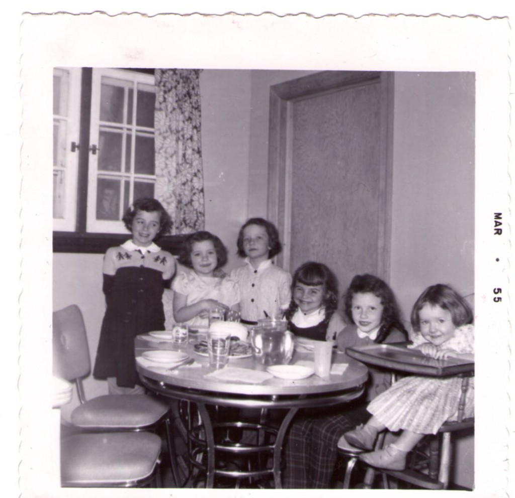 March 1955 – l-r Bonnie Cross, Colleen Dowdall, Wendy Dowdall, Bette ...